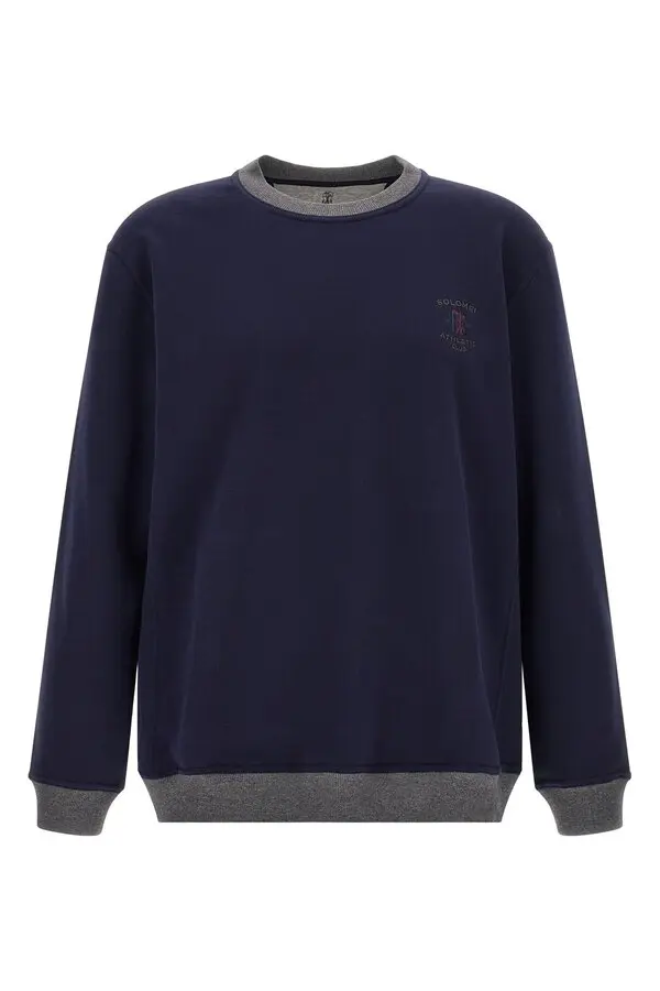Brunello Cucinelli Solomei Athletic Club Sweatshirt - Blue