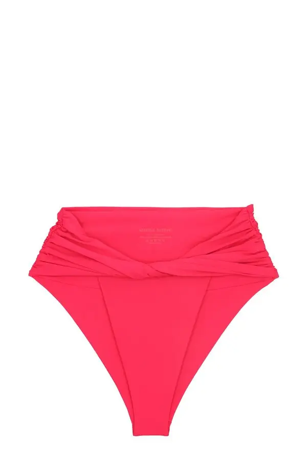 Magda Butrym Twisted Bikini Briefs - Fuchsia