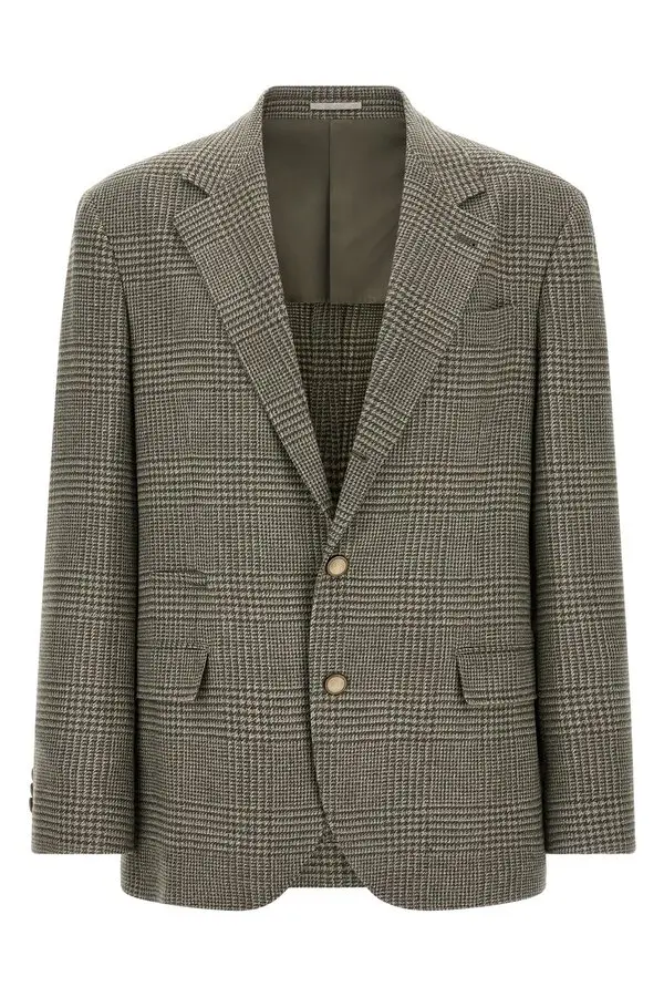 Brunello Cucinelli Prince Of Wales Blazer