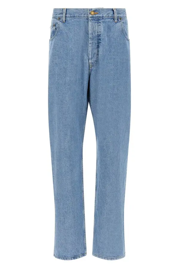 Thom Browne Back Martingale Jeans - Light Blue