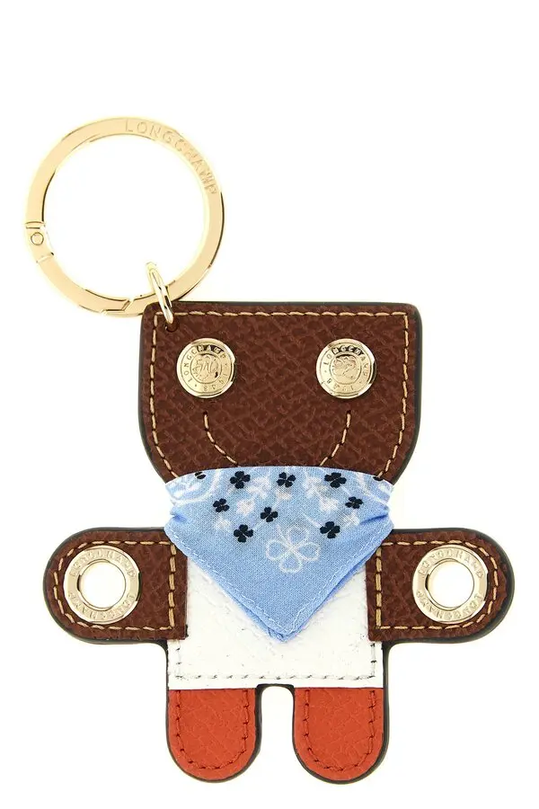 Longchamp Epure Leather Mascot Keychain