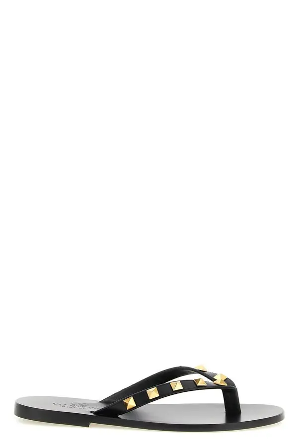 Valentino Garavani Rockstud Sandals - Black