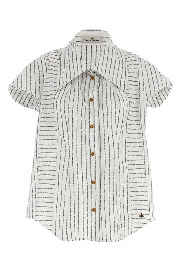 VIVIENNE WESTWOOD Twisted Bagatelle Shirt - White/black