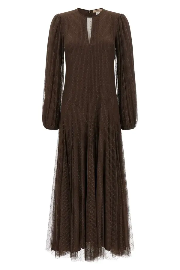 Twin-set Tulle Plumetis Dress