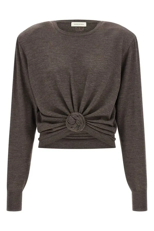 Magda Butrym 31' Wool Sweater - Brown
