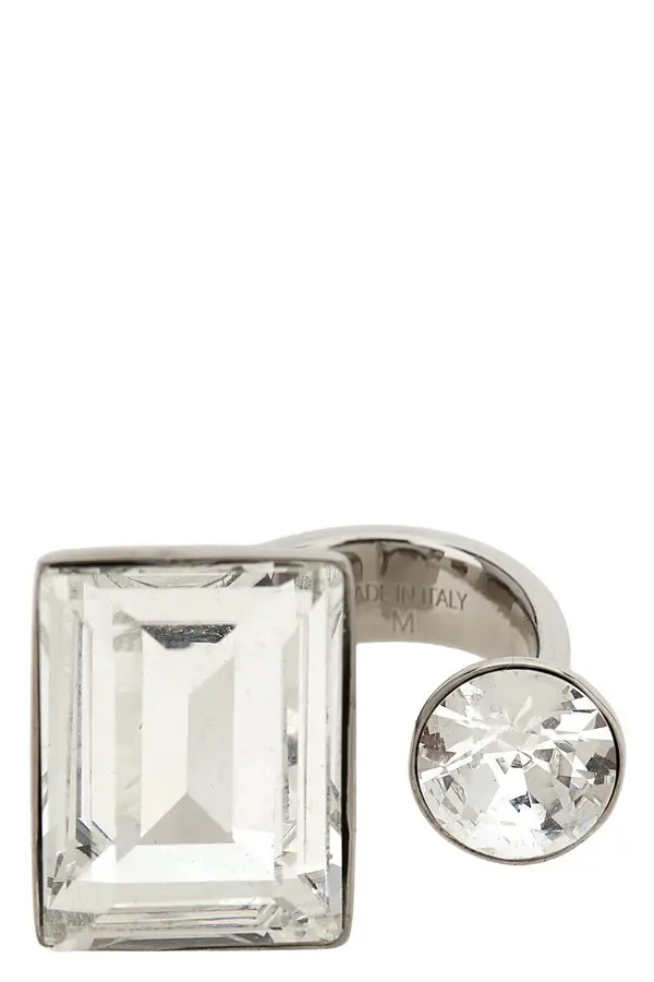 Dries Van Noten Open Ring With Crystals