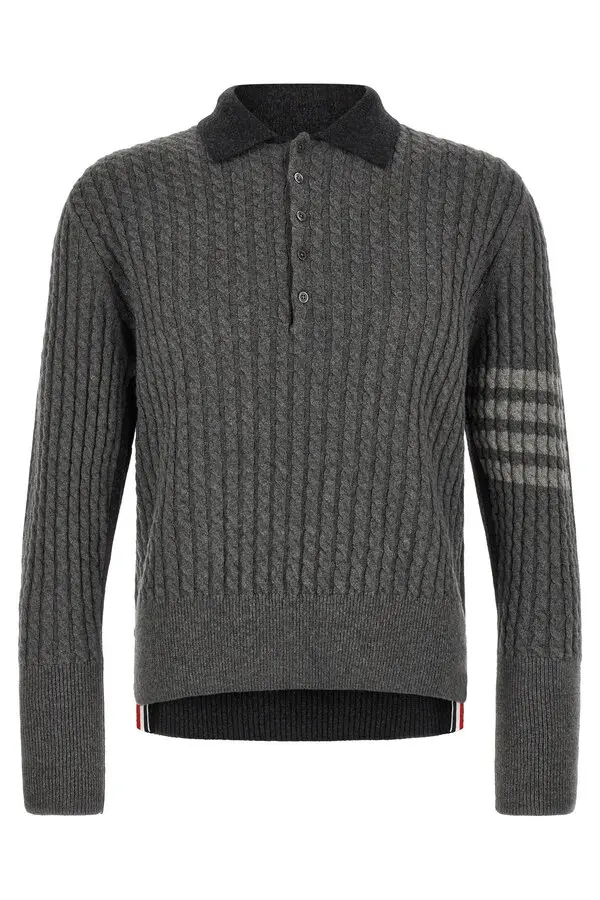 Thom Browne 2-in-1 Trompe L'oeil Polo Shirt