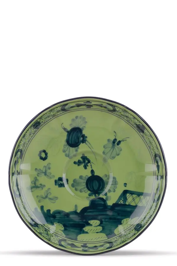 GINORI 1735 Coffee Plate 'oriente Italiano' ⌀ 13 Cm - Green