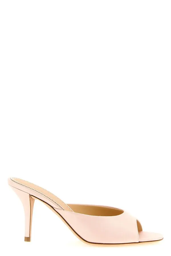 Magda Butrym Satin Mules - Pink