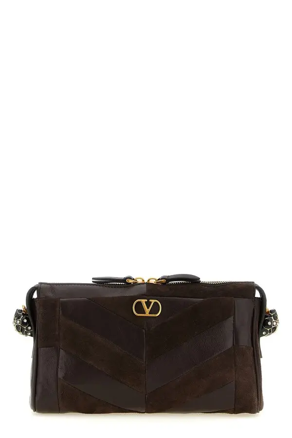 Valentino Garavani Panthea' Small Shoulder Bag - Brown