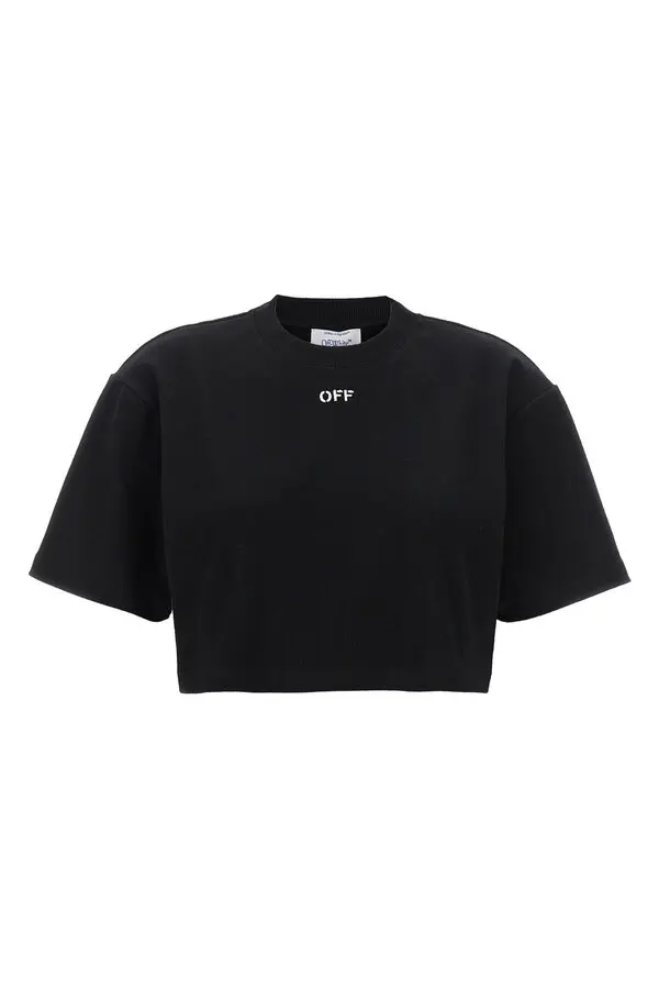 Off-White Off Stamp' T-shirt - Black