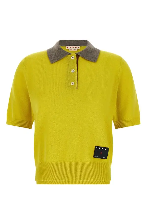 Marni Cashmere Polo Shirt