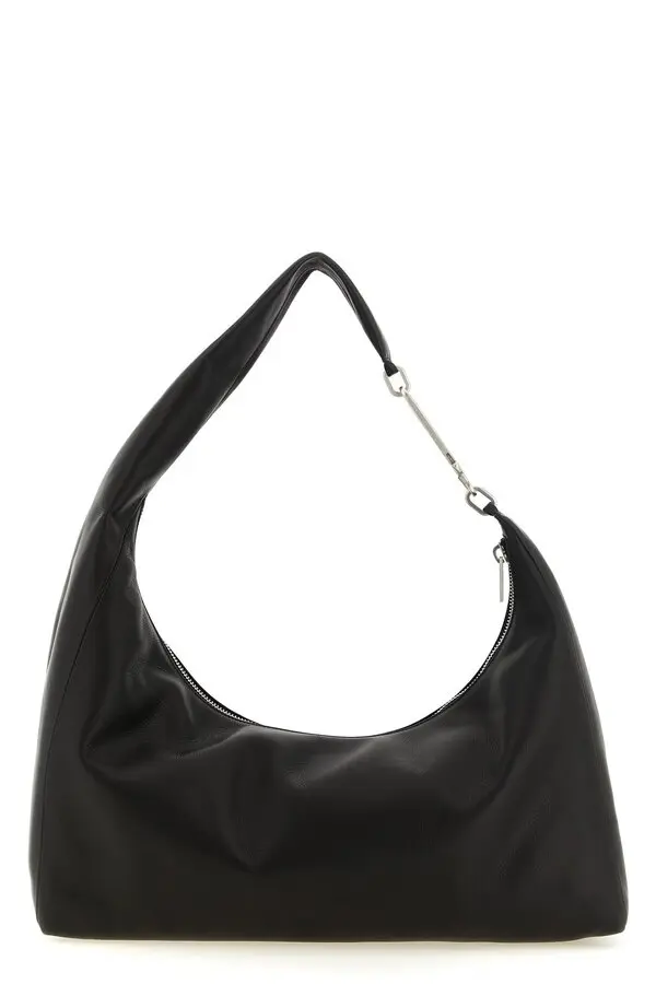 Rick Owens Cropped Gemini Shoulder Bag - Black