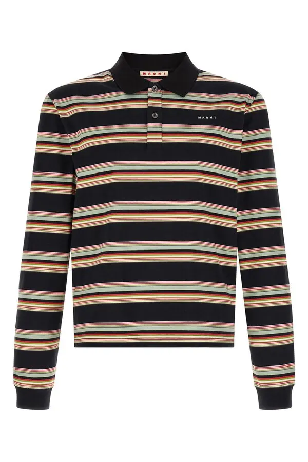 Marni Striped Polo Shirt