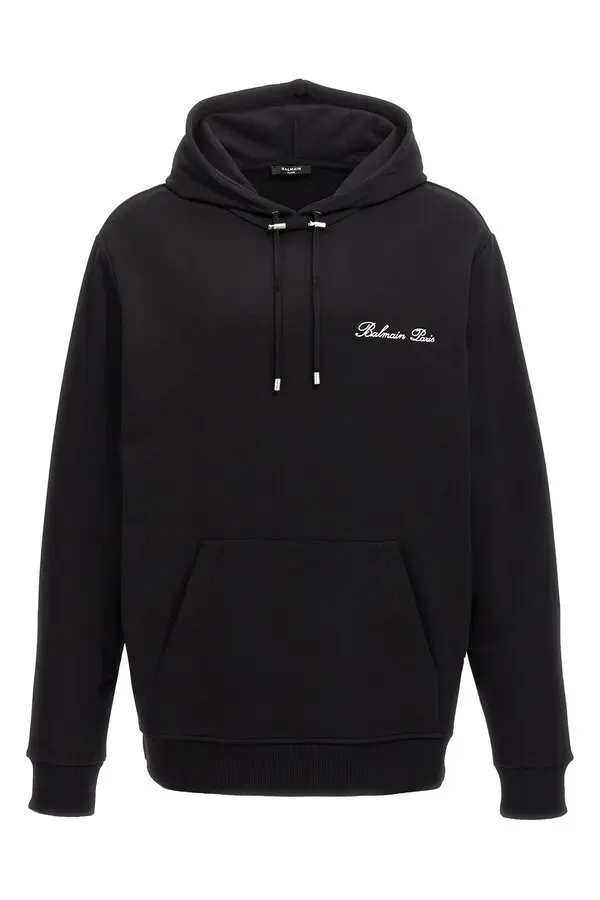 Balmain Signature Cotton Hoodie