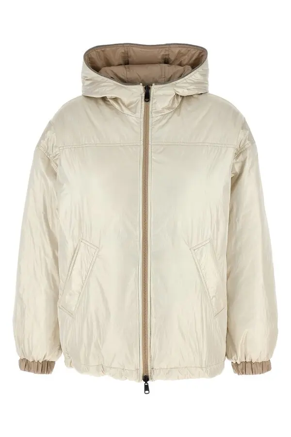 Brunello Cucinelli Laminated Reversible Down Jacket