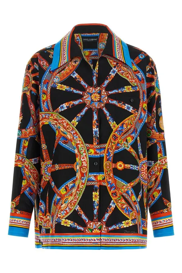 Dolce & Gabbana Carretto Print Hawaii Shirt - Multi