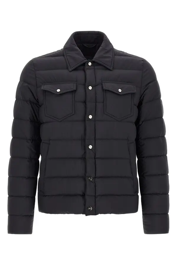 Herno La Denim Quilted Jacket - Black
