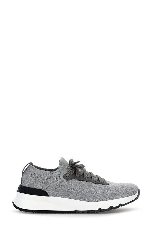Brunello Cucinelli Cotton Knit Sneakers