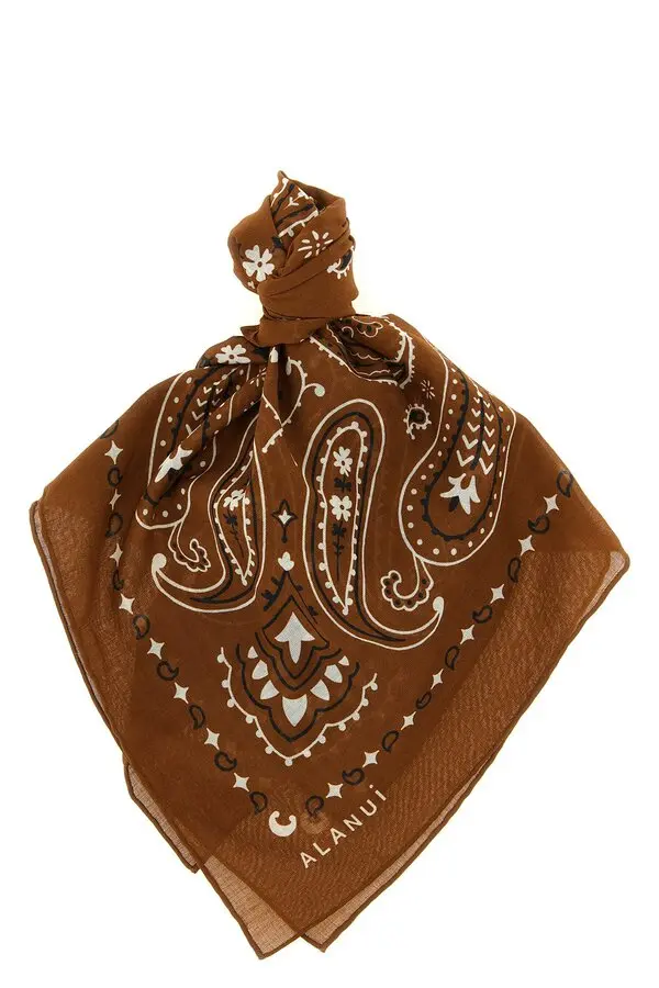 Alanui Bandana Paisley - Brown