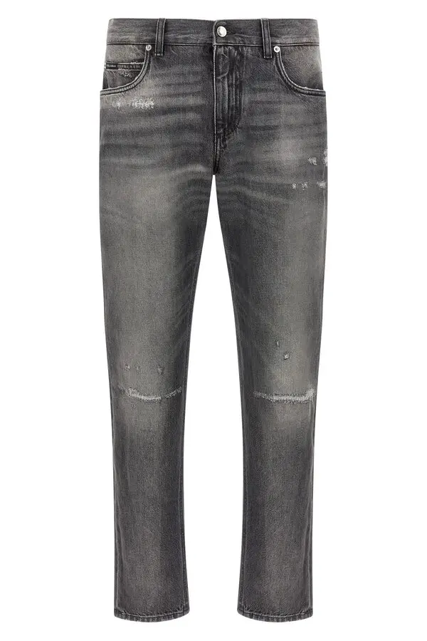 Dolce & Gabbana Distressed Jeans - Gray