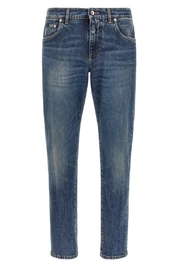 Dolce & Gabbana Logo Plaque Jeans