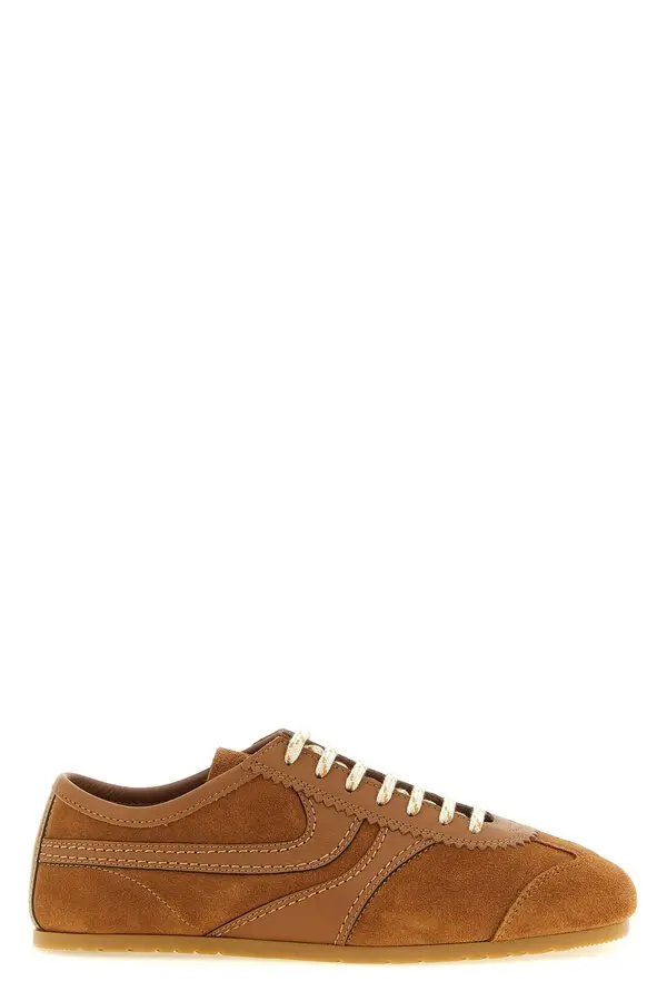 Dries Van Noten Suede Low-top Sneaker - Brown