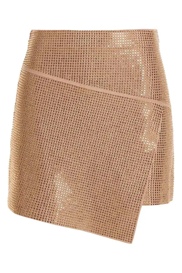 ANDREĀDAMO Sequin Knit Skirt