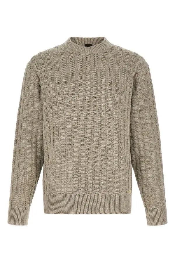 Hugo Boss Cotton Sweater - Beige