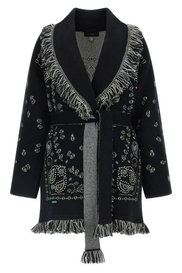 Alanui Bandana Cashmere Cardigan