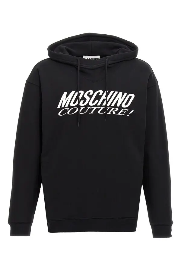 Moschino Logo Print Hoodie
