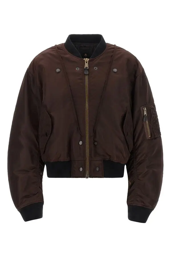 MAISON MARGIELA Ma-1' Reversible Bomber Jacket - Brown