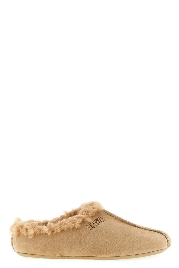 MAISON MARGIELA Numeric Signature Sabots - Beige