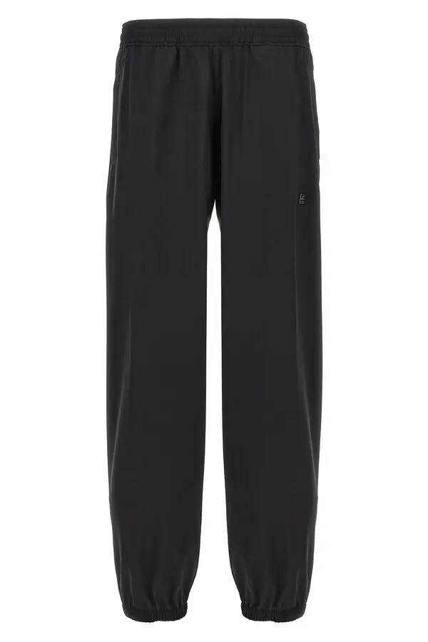 Givenchy Logo Placcetta Wool Trousers