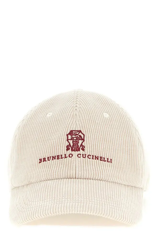 Brunello Cucinelli Baseball' Cap - White