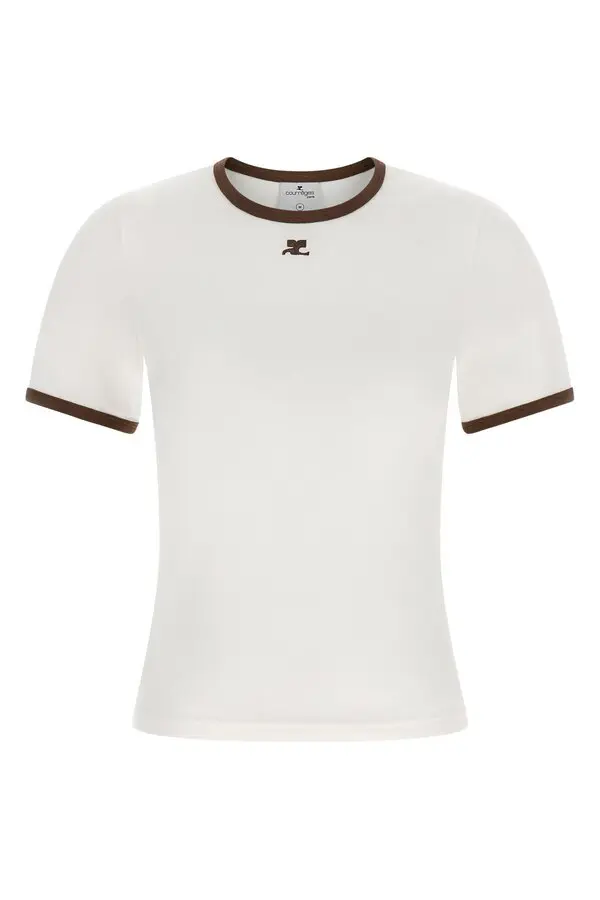COURREGES Signature Contrast' T-shirt