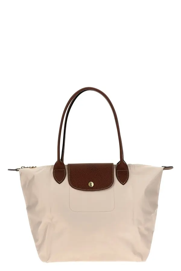 Longchamp M Le Pliage Original Shoulder Bag - Beige