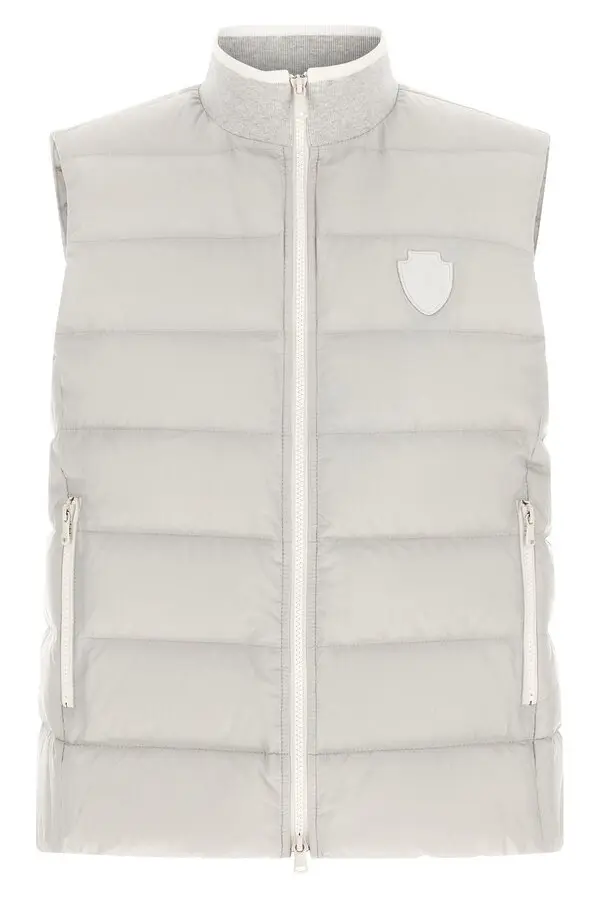 Brunello Cucinelli Heraldic Patch Padded Vest