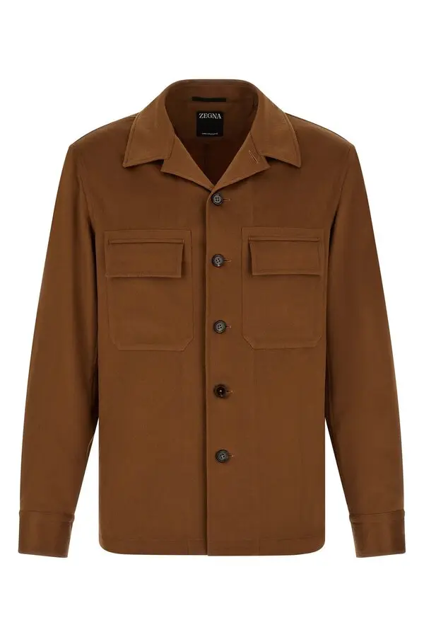 Zegna Oasis Cashmere Overshirt