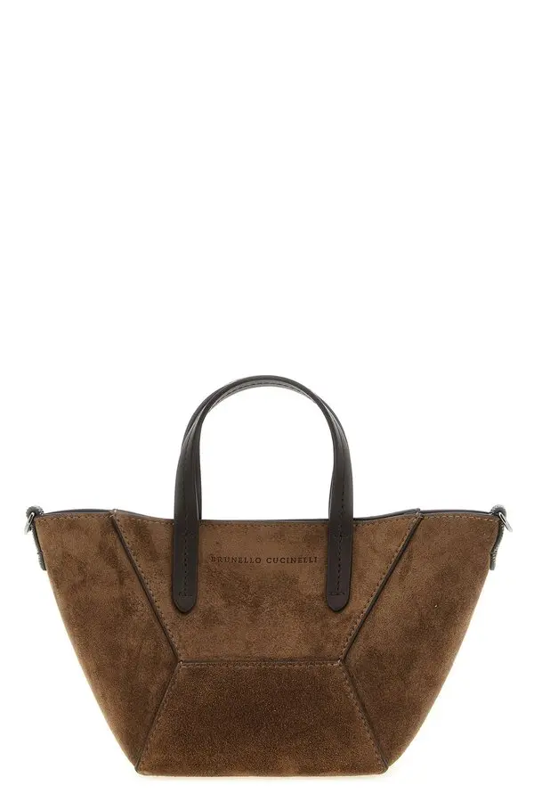 Brunello Cucinelli Bc Duo Mini Handbag - Brown