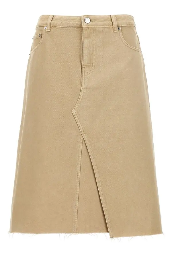 Tory Burch Deconstructed Midi Skirt