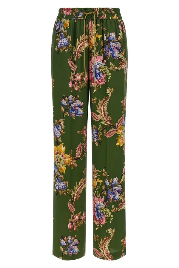 Etro Floral Print Trousers