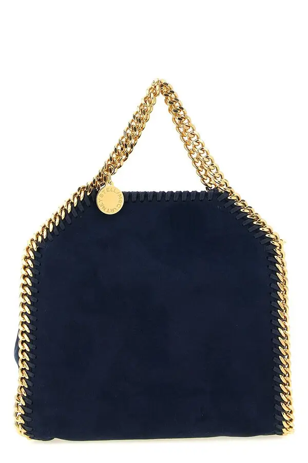 Stella McCartney Falabella Mini' Suede Shoulder Bag - Blue