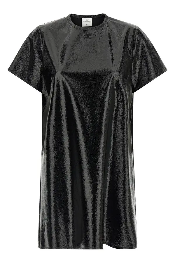 COURREGES Vinyl Dress - Black