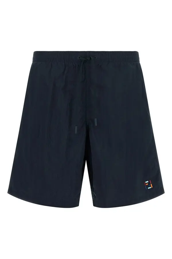 Fendi Ff Stitching' Nylon Swimsuit - Blue