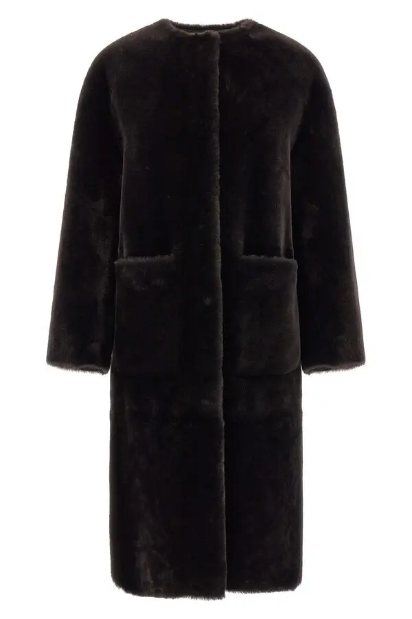 BLANCHA Long Fur Coat