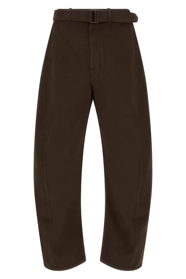LEMAIRE Twisted' Pants - Brown