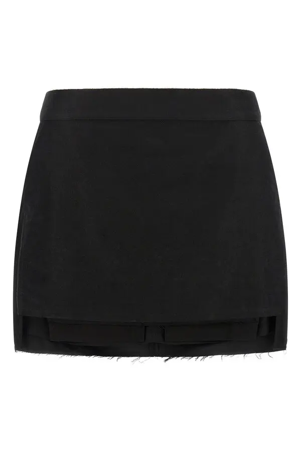 Rick Owens Fog Cutoff Skirt