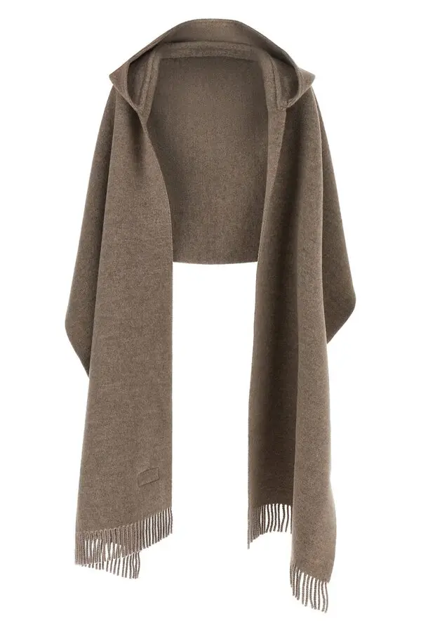 Brunello Cucinelli Hooded Scarf - Brown