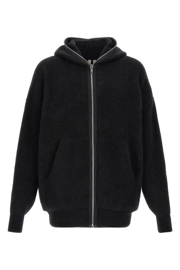 Rick Owens Gimp Hun Hoodie - Black